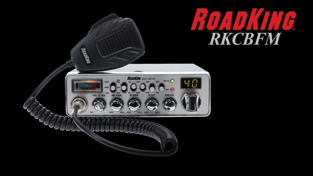 The NEW RoadKing Dual-Mode AM/FM CB Radio for Truckers - Full 40 Channels with Noise-Cancelling Mic