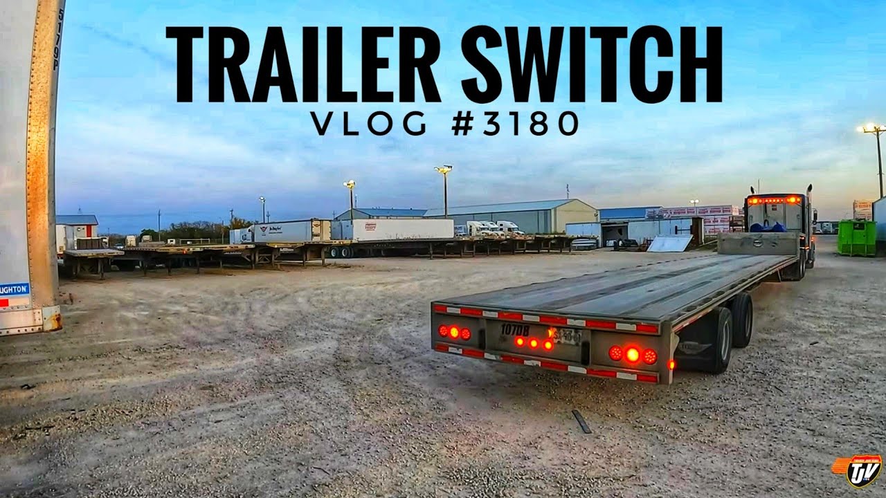 TRAILER SWITCH | My Trucking Life 🇨🇦 🇺🇸 | Vlog #3180