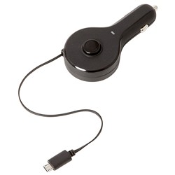 Retrak ETPRM5CAR Micro USB Retractable Car Charg