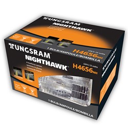 Tungsram H4656NHSB 4656 Nighthawk Low Beam 4 Lamp System