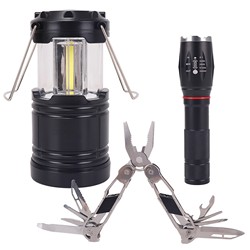 RoadPro RP1805A 4 Piece Survival Set with Pliers