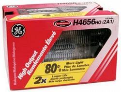 GE H-4656HOGE High Output Halogen Low Beam Headlight - 4 Lamp